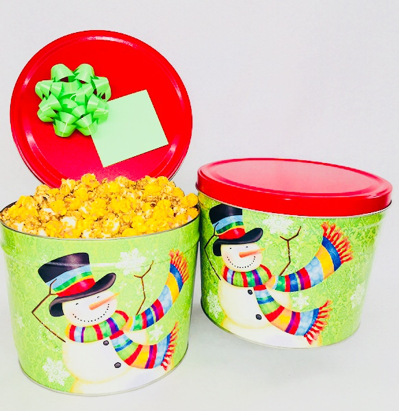 2.5 Gallon Tins - Highland Pop | Gourmet Popcorn | Gifts | Slim Kim
