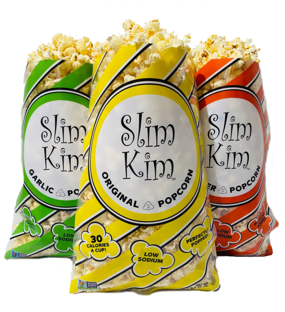 Slim Kim - Box of 4 - Highland Pop | Gourmet Popcorn | Gifts | Slim Kim